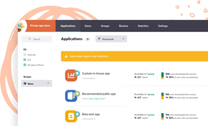 Enterprise App Store for Mobile Application Management